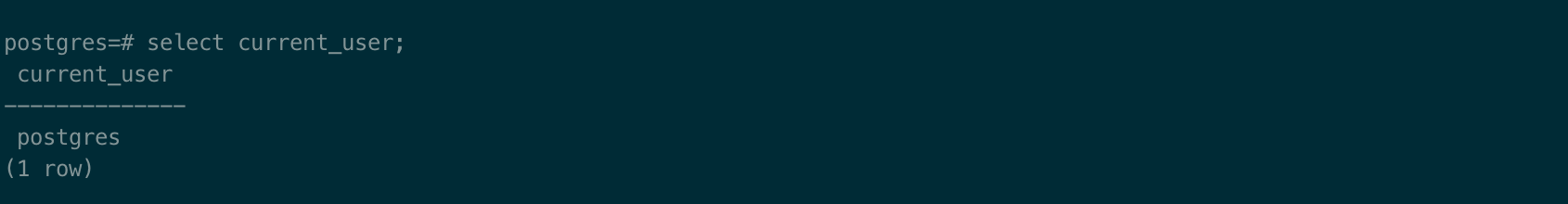 PostgreSQL注入基本操作 | Technical Memorandum